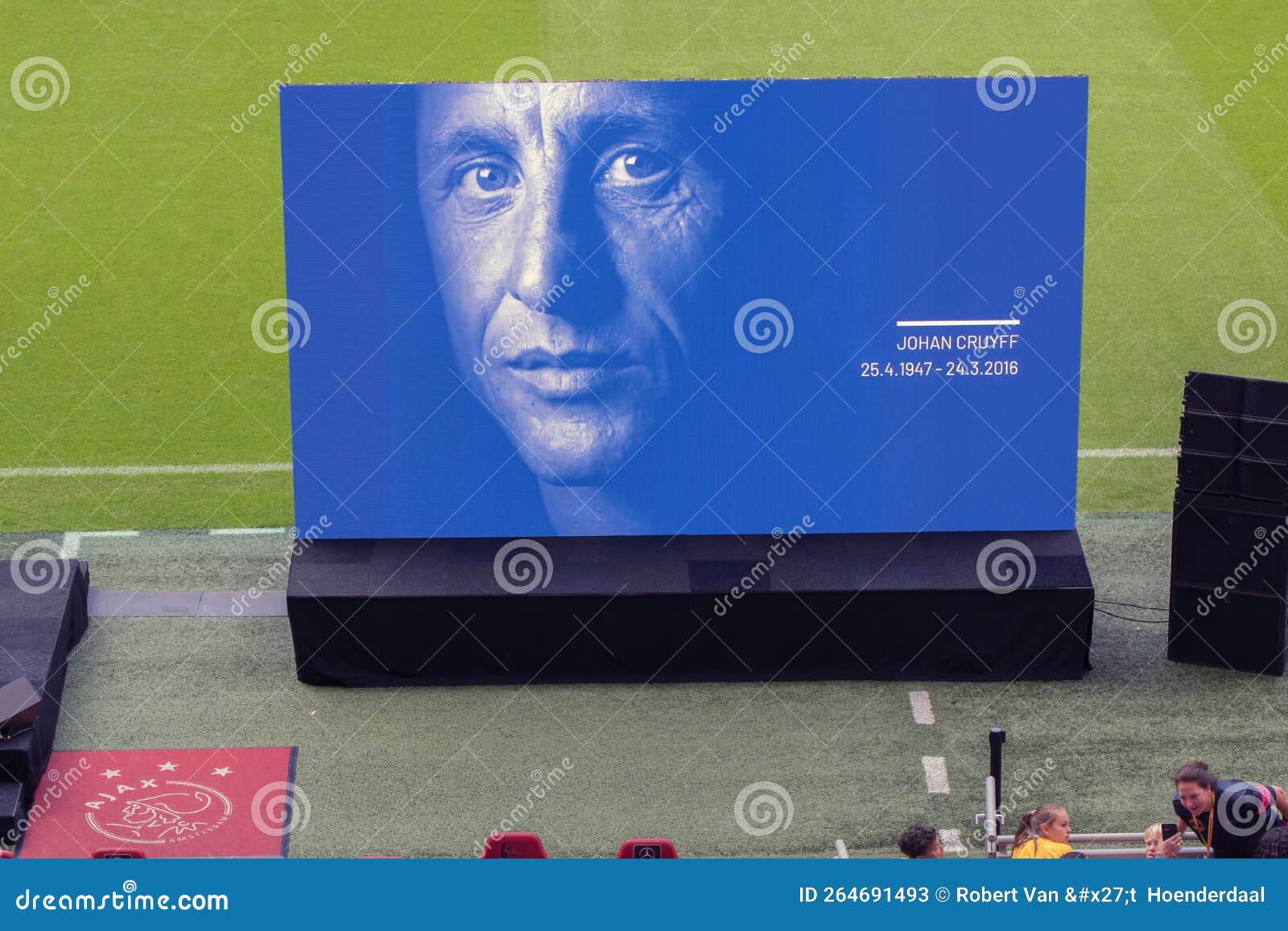 The Johan Cruijff Legacy Summit in the Johan Cruijff Arena at Amsterdam ...