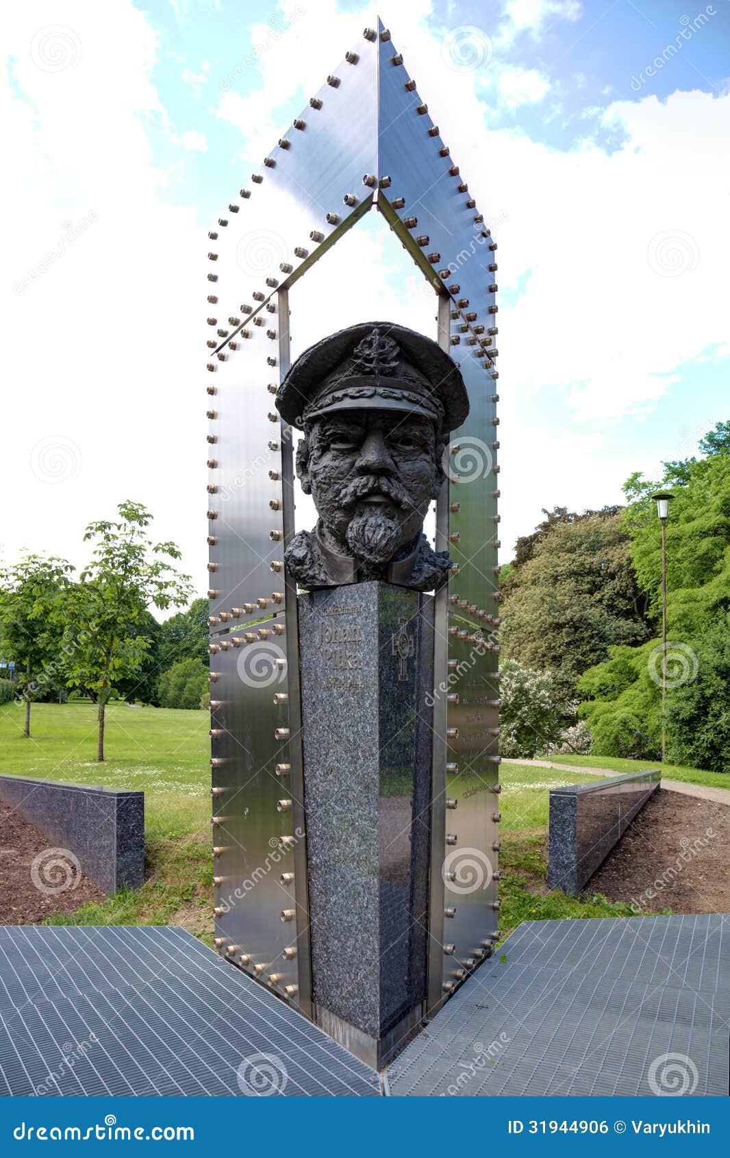 Johan Pitka Monument. Tallinn, Estonia Stock Photo - Image of admiral ...