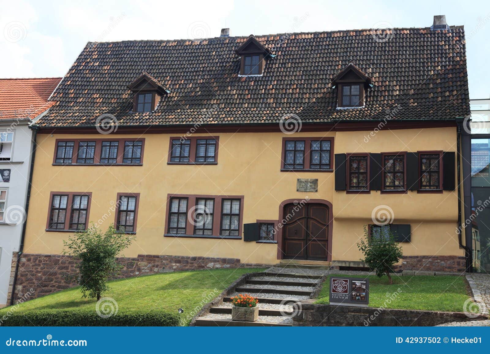 Johann Sebastian Bach House Stock Photo - Image of germany, eisenach ...