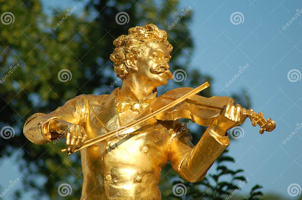 Johann Strauss Vienna stock image. Image of walzer, famous - 3381179
