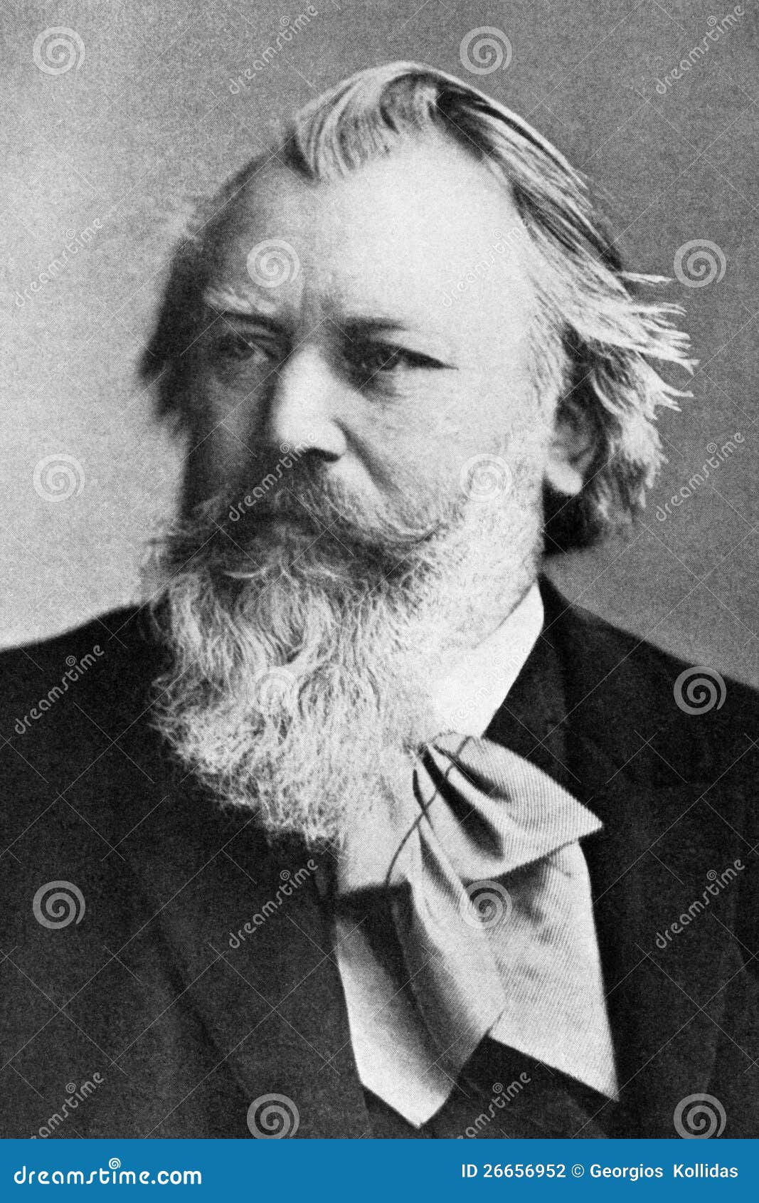 Johannes Brahms editorial photography. Image of antique - 26656952
