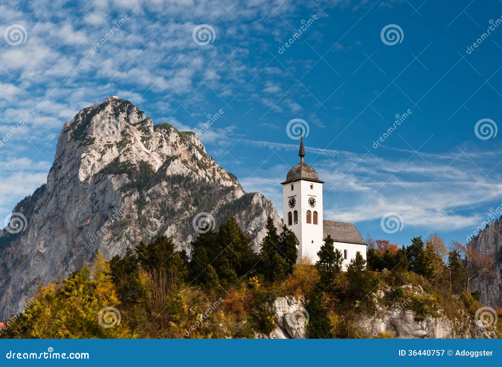 Johannesberg Chapel, Traunkirchen Stock Image - Image of ancient ...