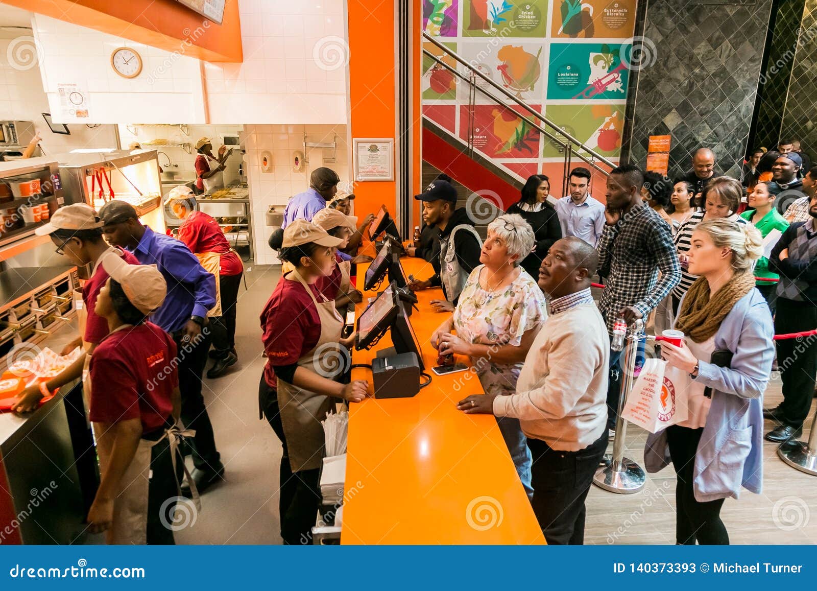 Customers at a Popeyes Take Out Fast Food Restaurant Editorial Stock ... Customers at a Popeyes Take Out Fast Food Restaurant Editorial Stock ...