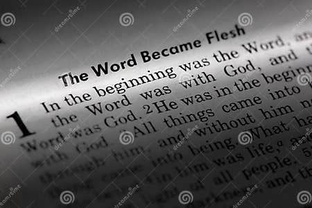 John 1:1 stock image. Image of catholic, faith, religious - 6913345
