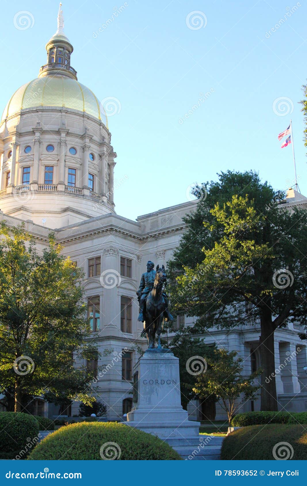 John Brown Gordon Statue En Georgia Statehouse Fotografía editorial ...