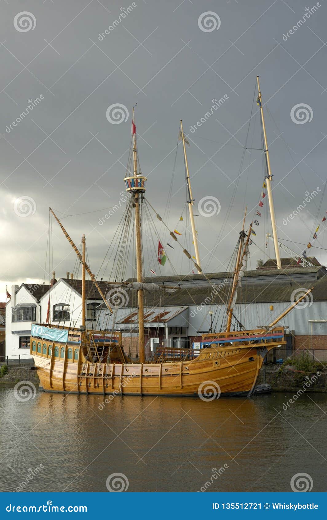 The Matthew Wooden Ship Is A Replica Of A Caravel Sailed By John Cabot ...