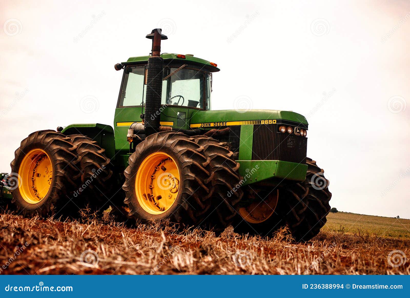 John Deere farming tractor editorial stock image. Image of asphalt ...