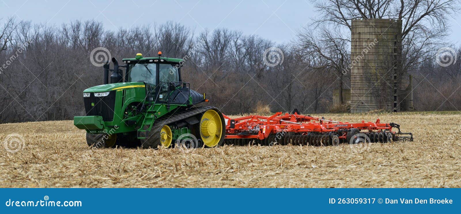 A Tractor On A Silo Editorial Image | CartoonDealer.com #77281324