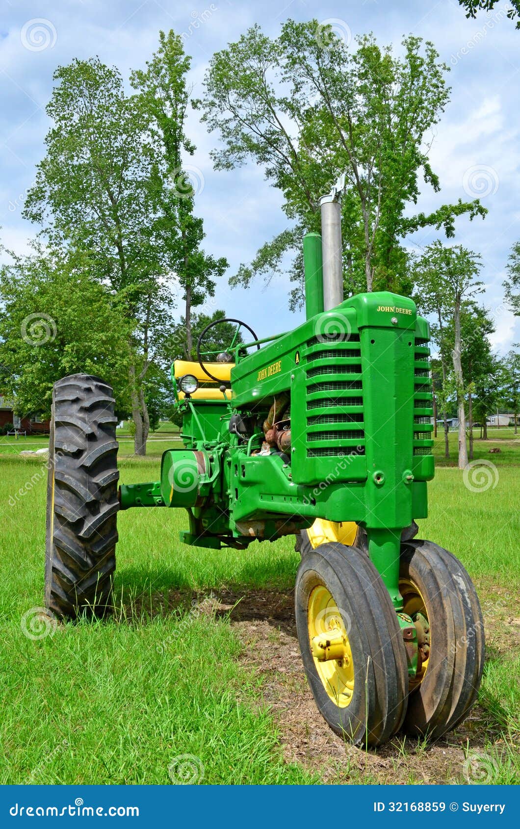 John Deere Tractor Portrait Immagine Stock Editoriale - Immagine di ...