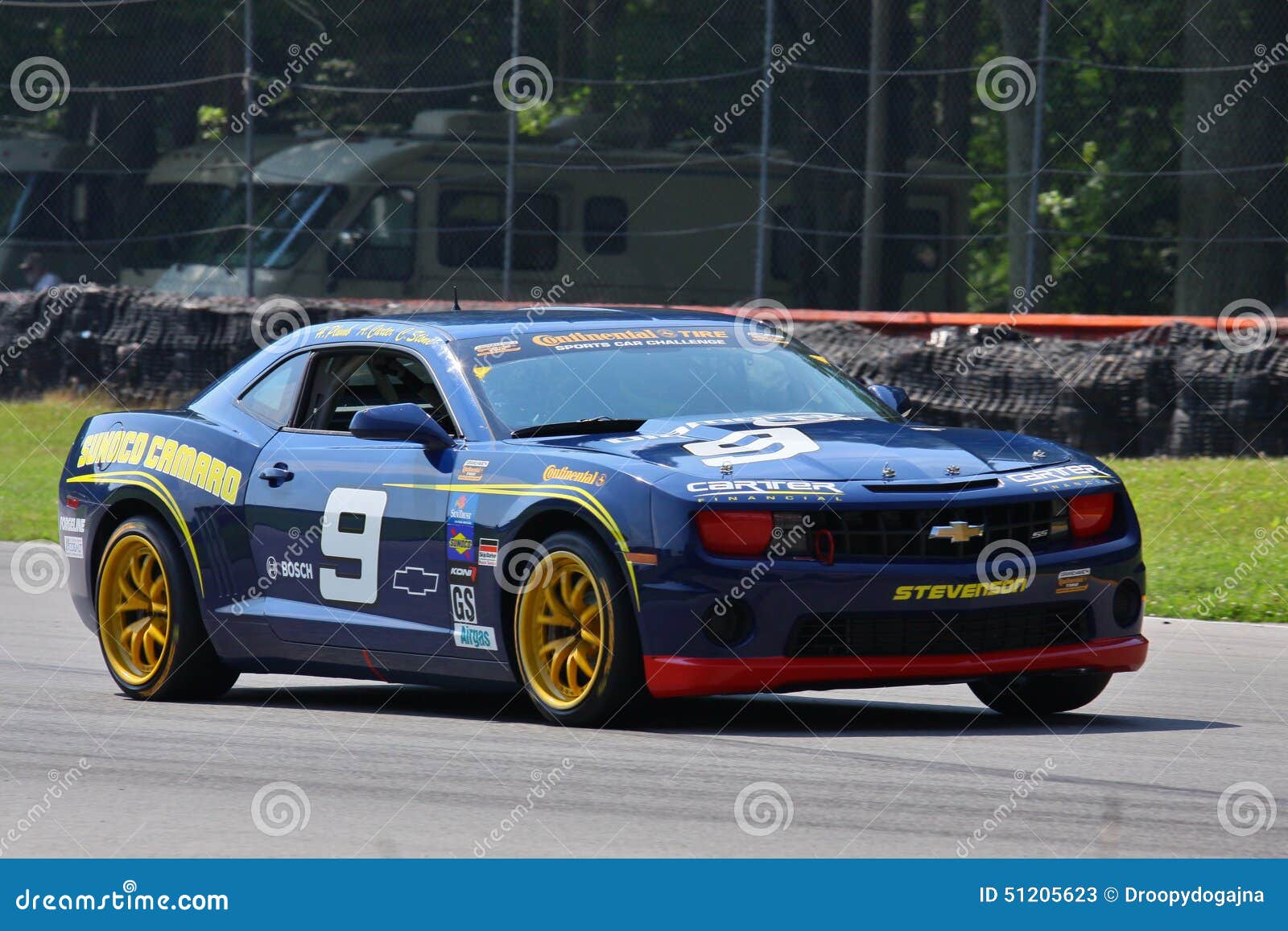 John Edwards Races the Camaro Editorial Stock Photo - Image of drift ...