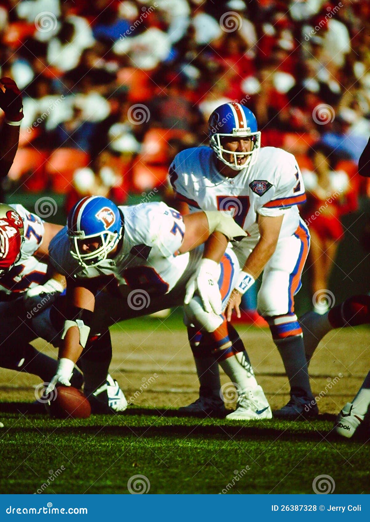 John Elway Denver Broncos editorial stock photo. Image of snap - 26387328