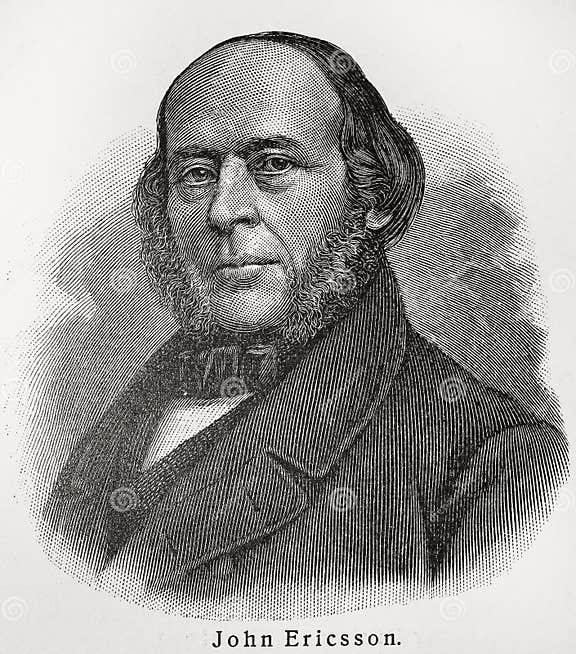 John Ericsson editorial stock photo. Illustration of inventor - 20442418
