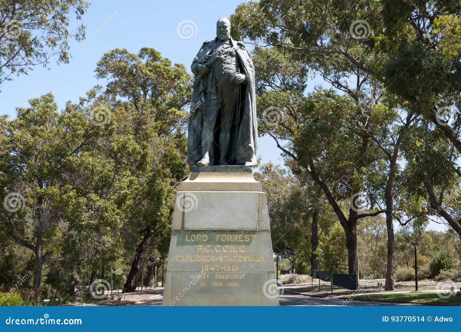 John Forrest Monument - Perth - Australia Stock Photo - Image of ...