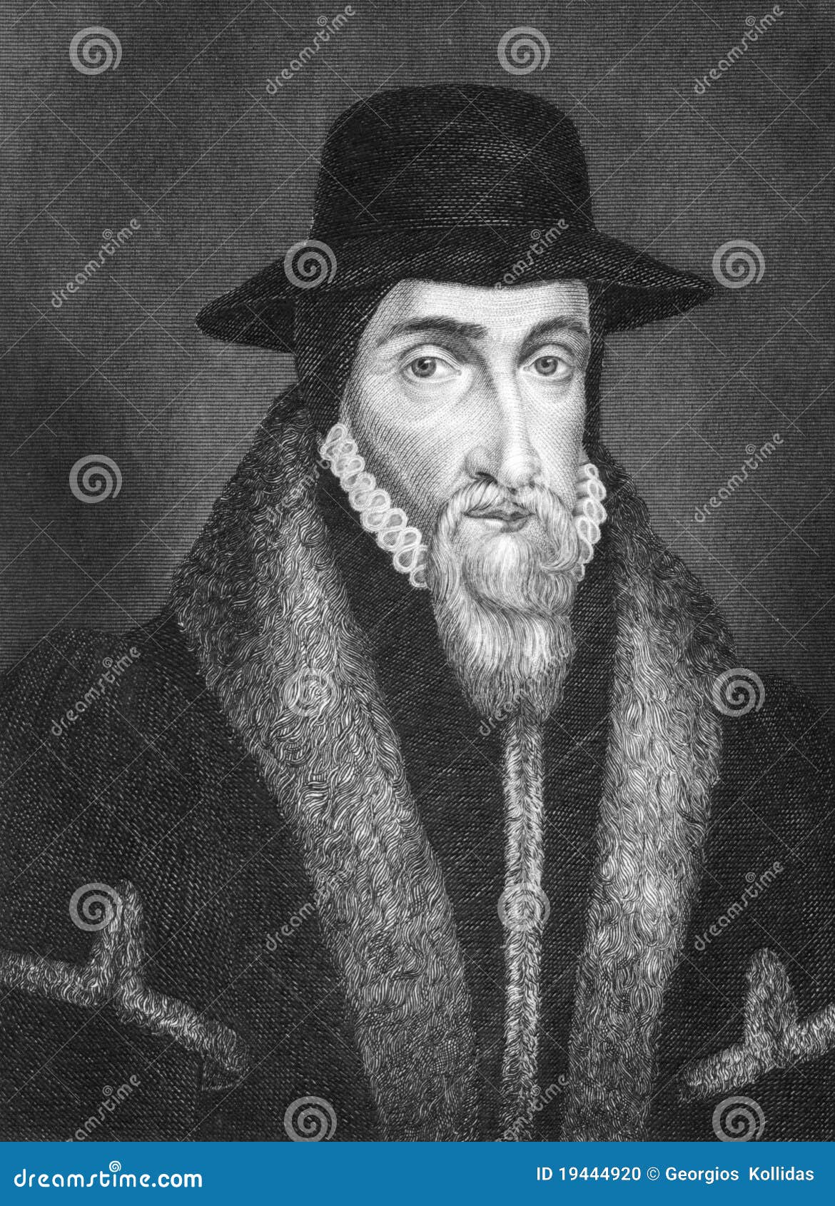 John Foxe editorial image. Image of historic, foxe, portrait - 19444920