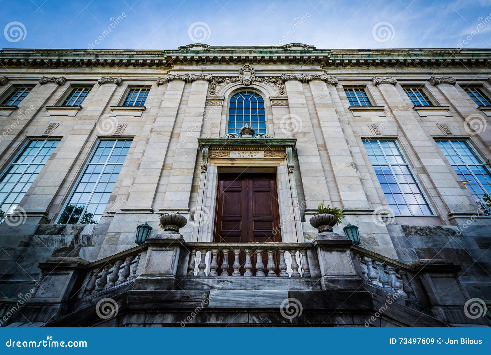The John Hay Library on the Campus of Brown University, in Providence ...