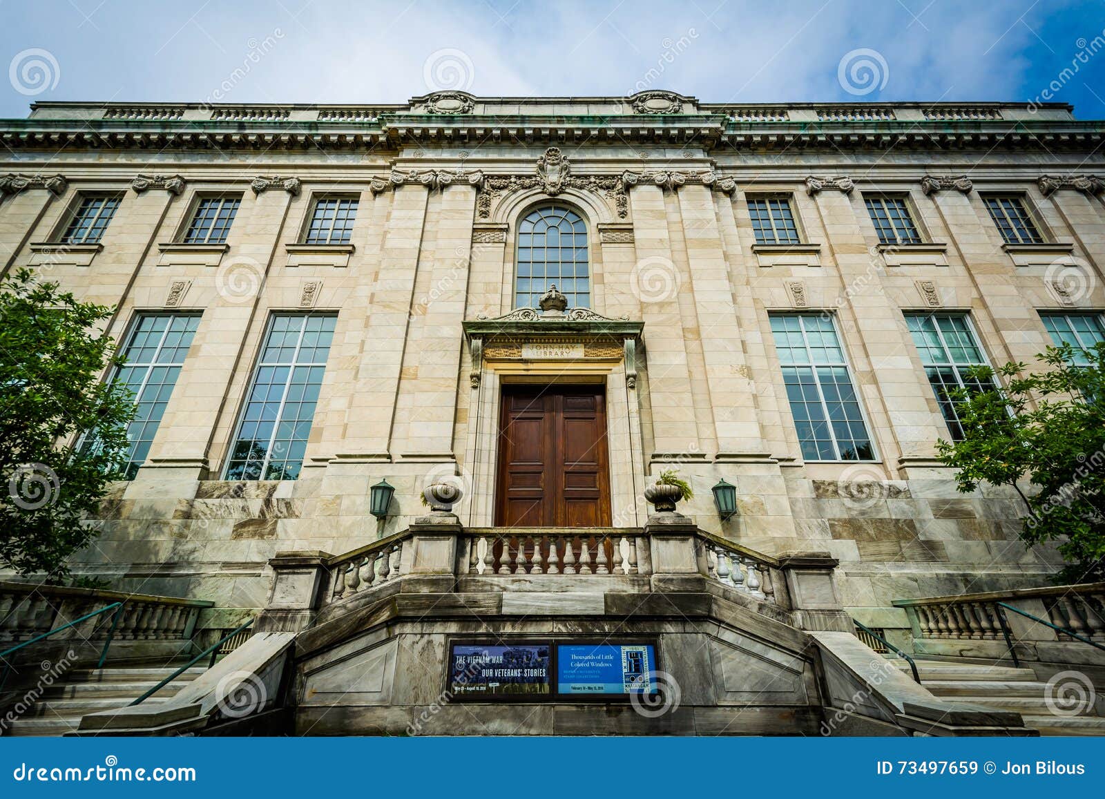 The John Hay Library on the Campus of Brown University, in Providence ...