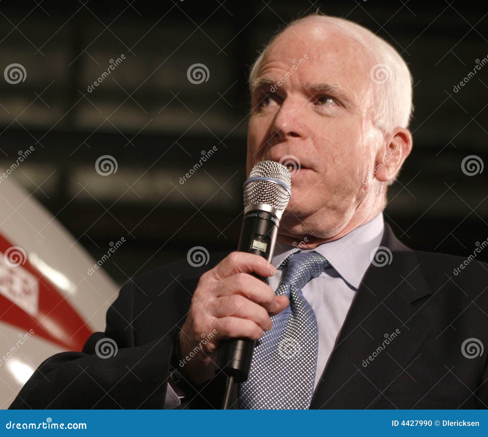 John McCain Speech Headshot Editorial Image - Image of speech, senator ...