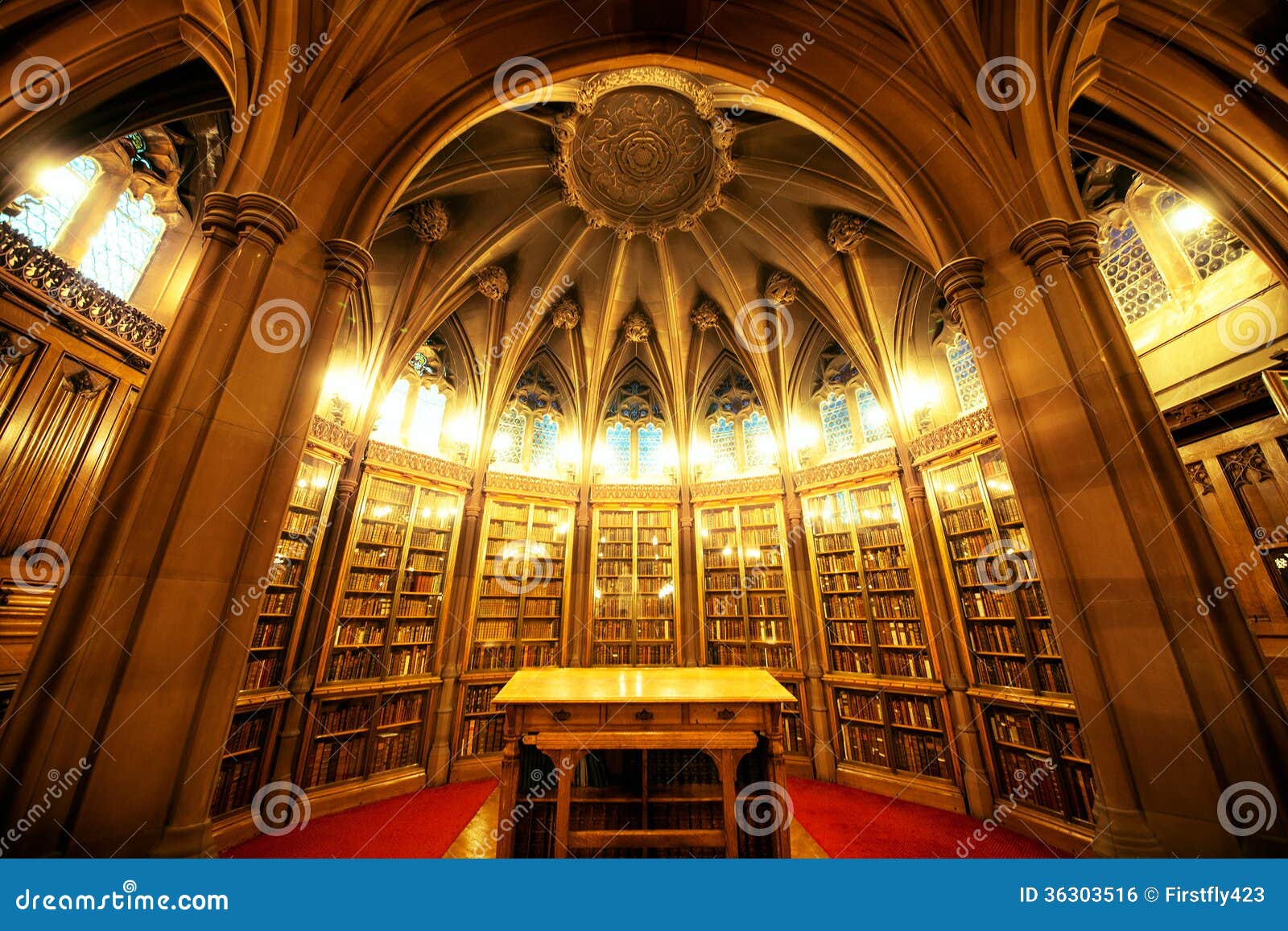 John Rylands Library photo stock. Image du université - 36303516