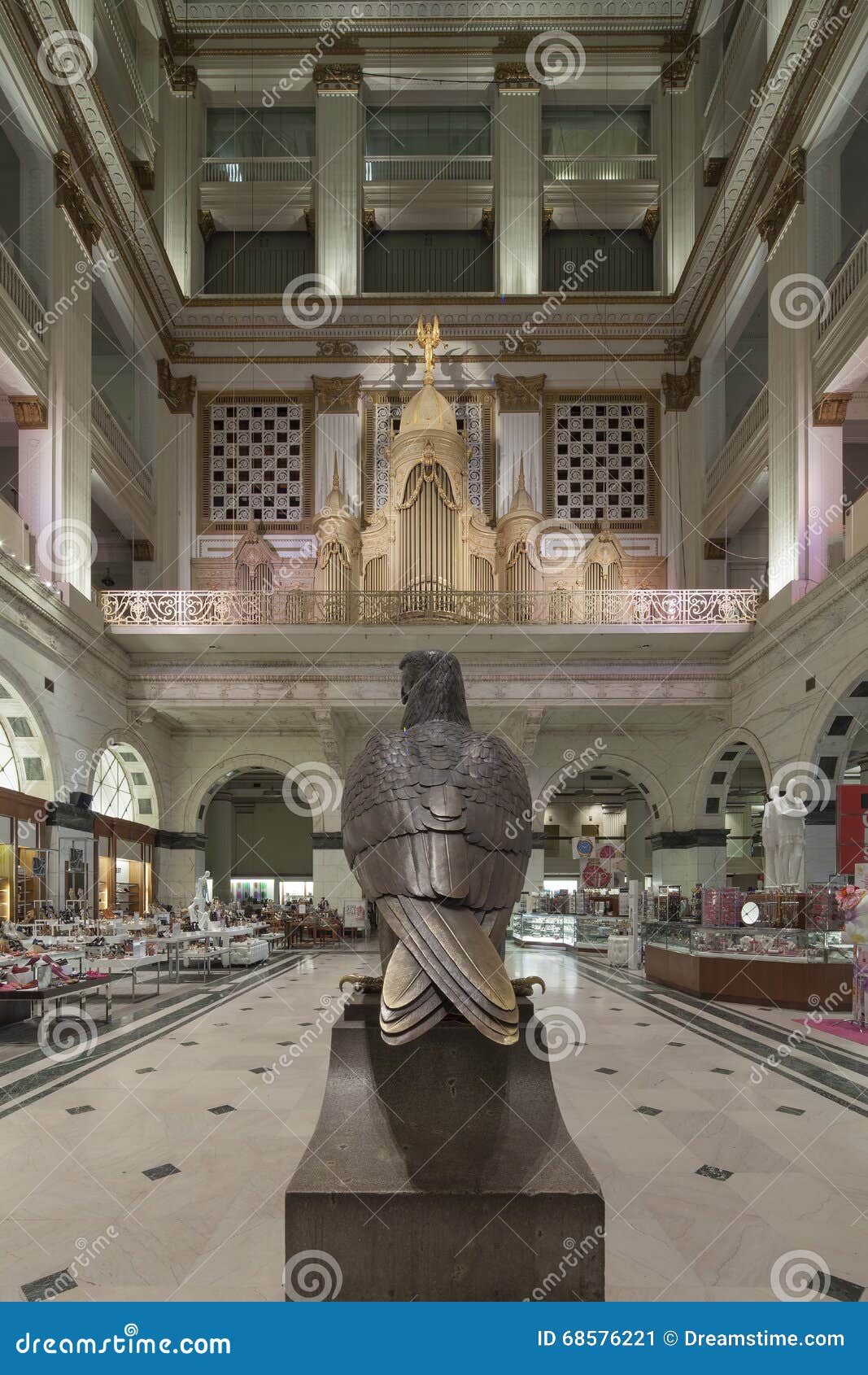 John Wanamaker Organ, Philadelphia Foto editorial - Imagen de famoso ...