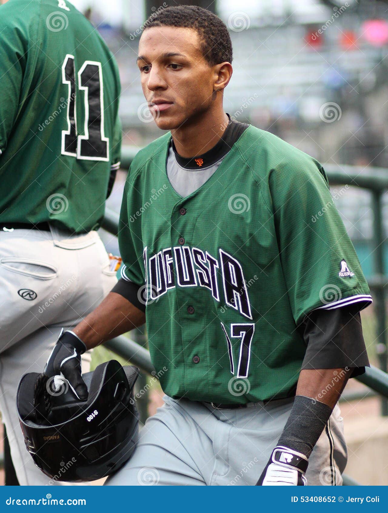 Johneshwy Fargas, Augusta GreenJackets Fotografia Editorial - Obraz ...