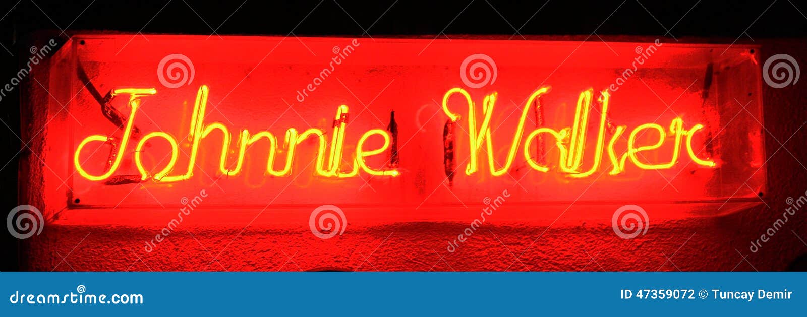 Johnnie Walker Sign editorial photography. Image of illuminated - 47359072