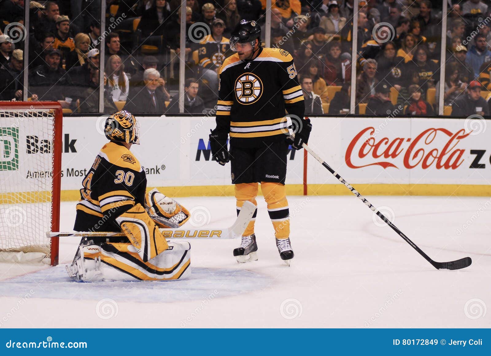 Johnny Boychuk Y Tim Thomas Imagen de archivo editorial - Imagen de ...