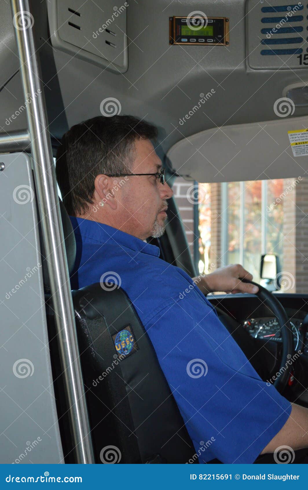 Johnson City Transit System - Bus Driver at Work Editorial Photo ...