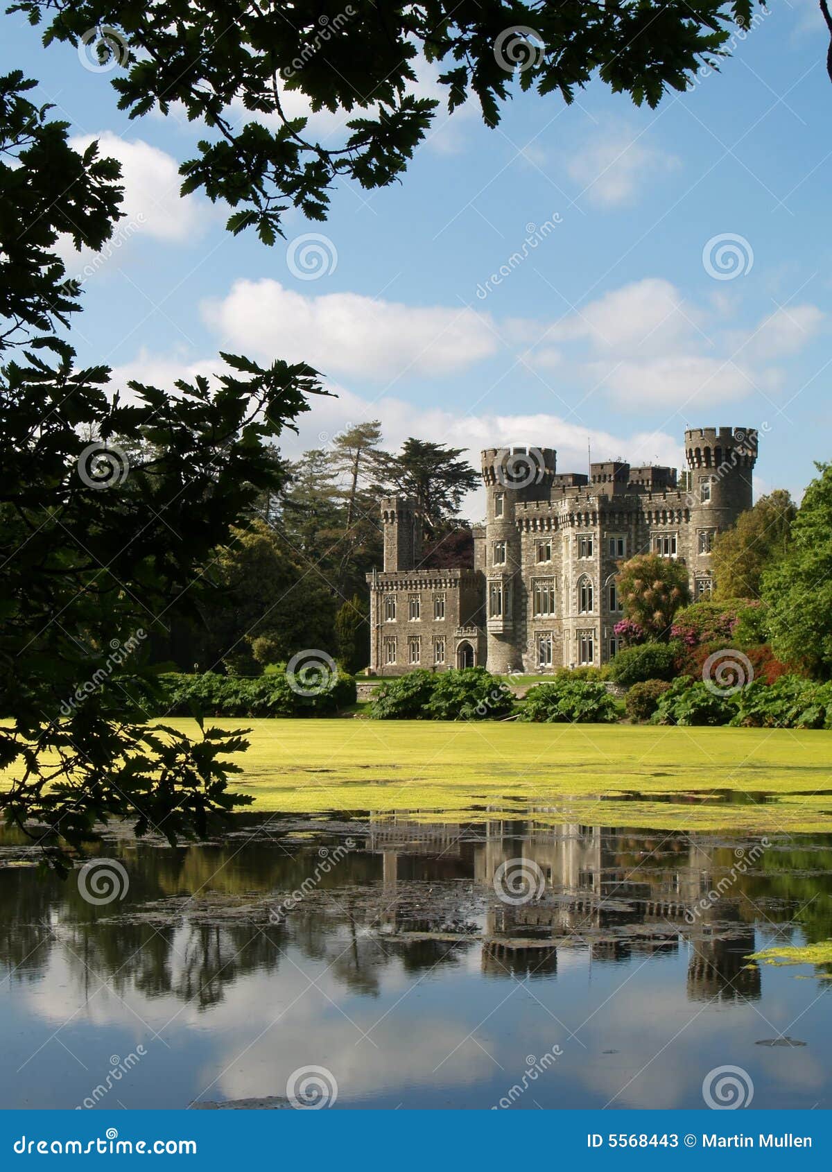 Johnstown Castle stock image. Image of victorian, wexford - 5568443