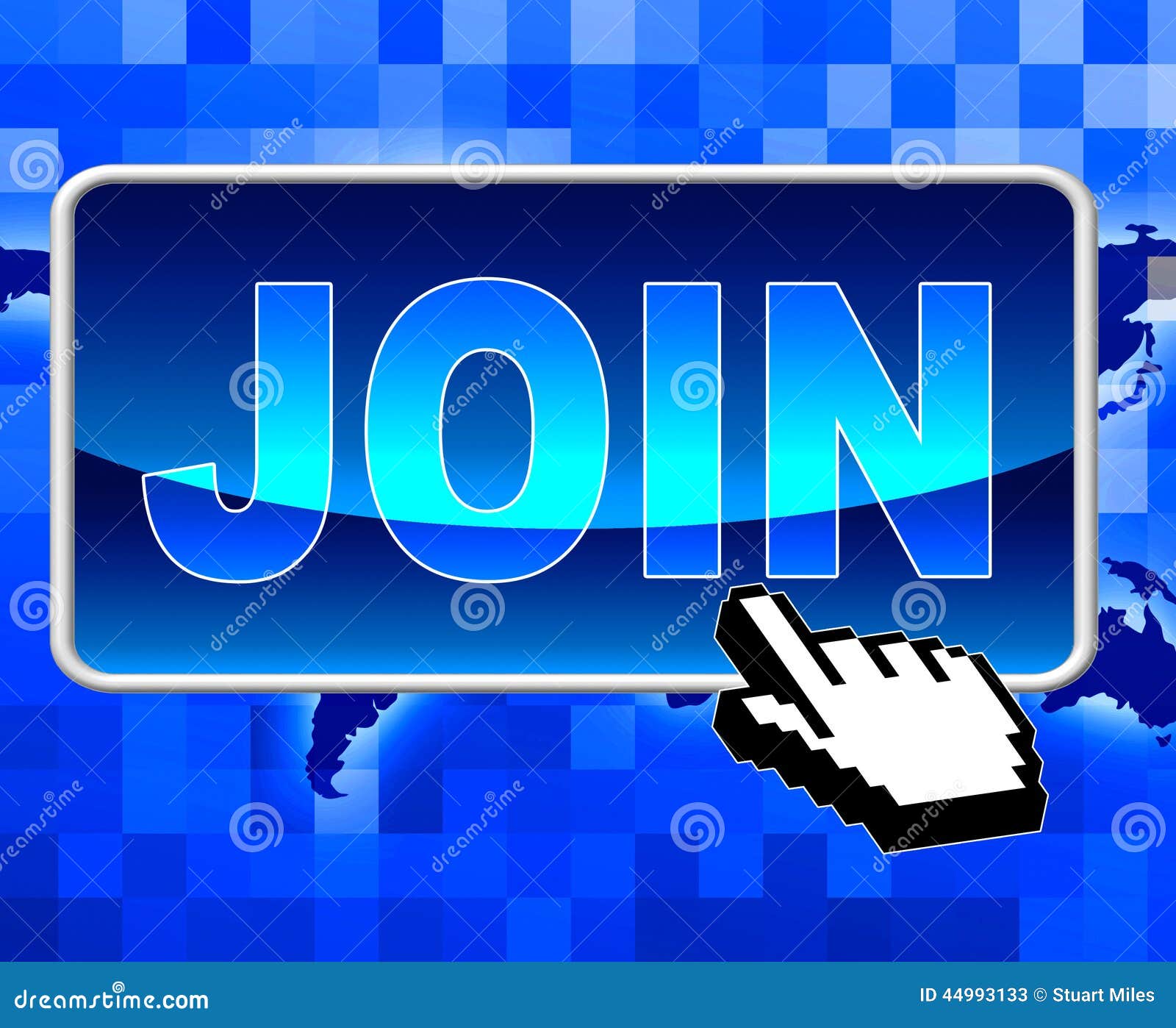 Join Button Means World Wide Web and Application Stock Illustration ... Join Button Means World Wide Web and Application Stock Illustration ...