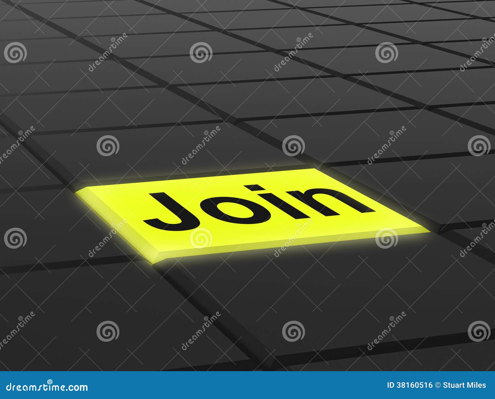 Join Button Shows Subscribing Membership or Registration Stock ...