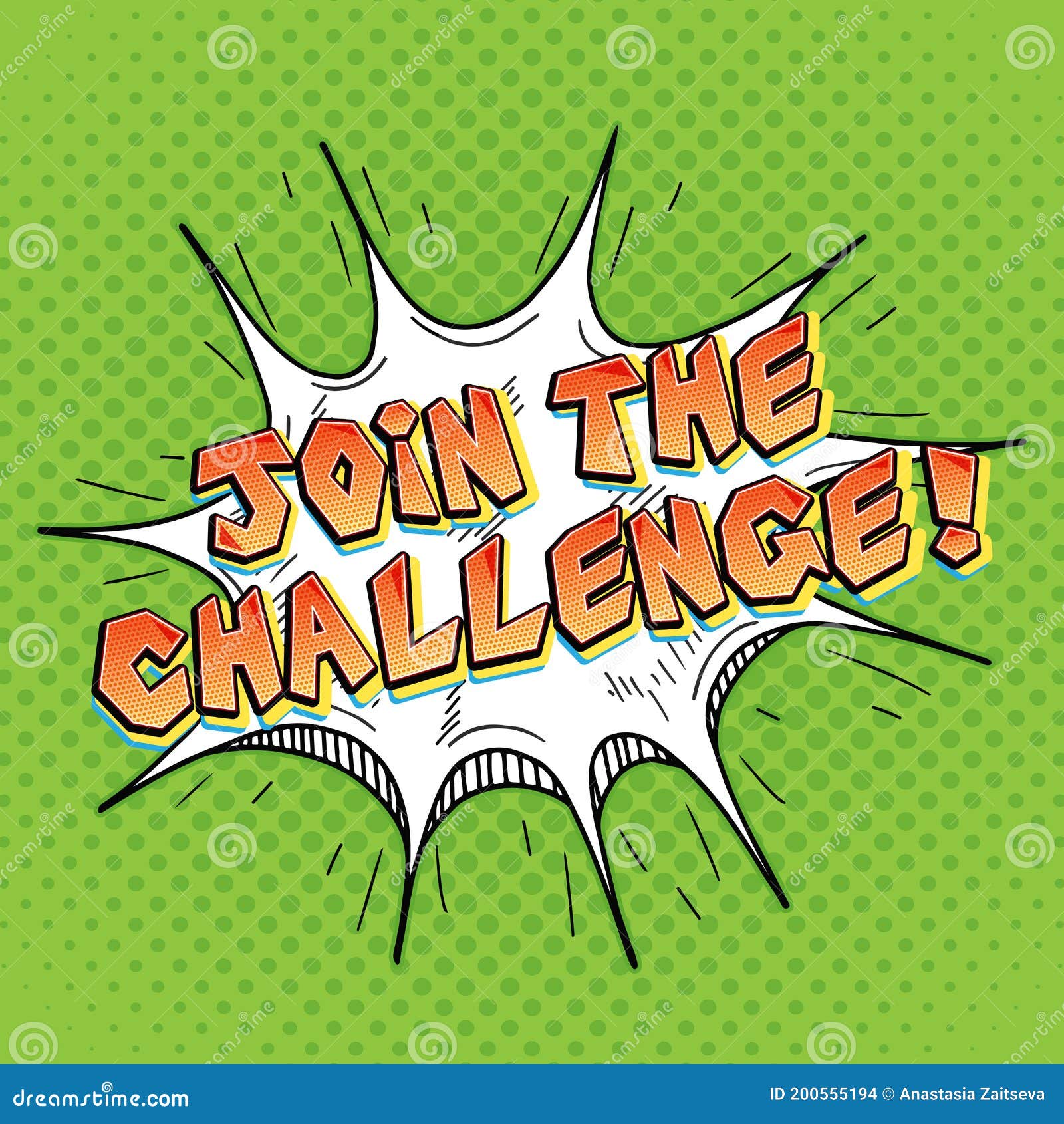 Challenge Word Banner Design Cartoon Vector | CartoonDealer.com #67326847