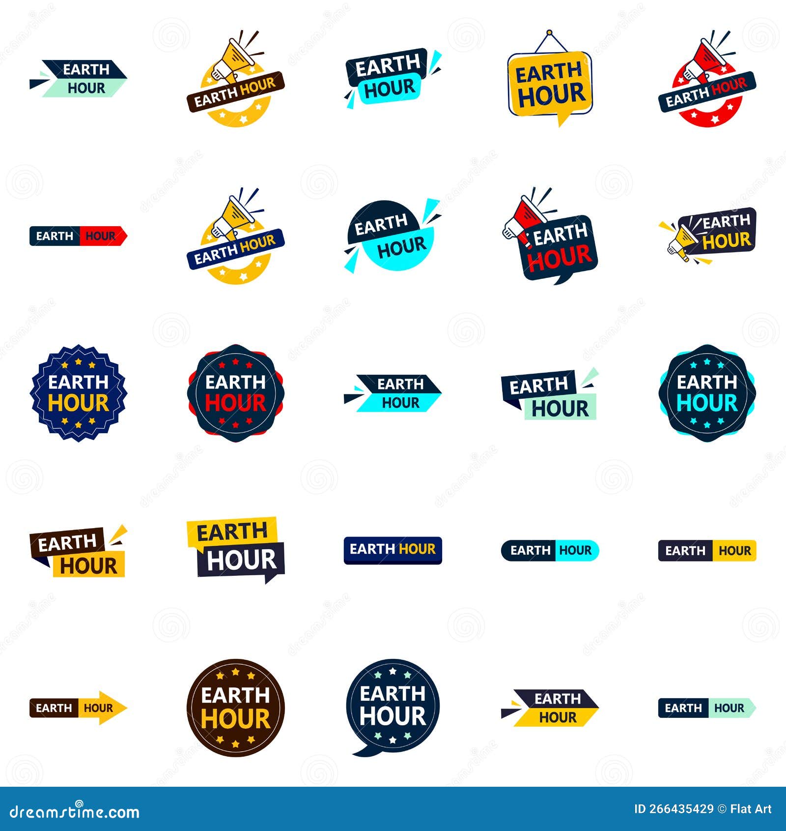 Join the Global Effort with the Earth Hour Vector Bundle 25 ...