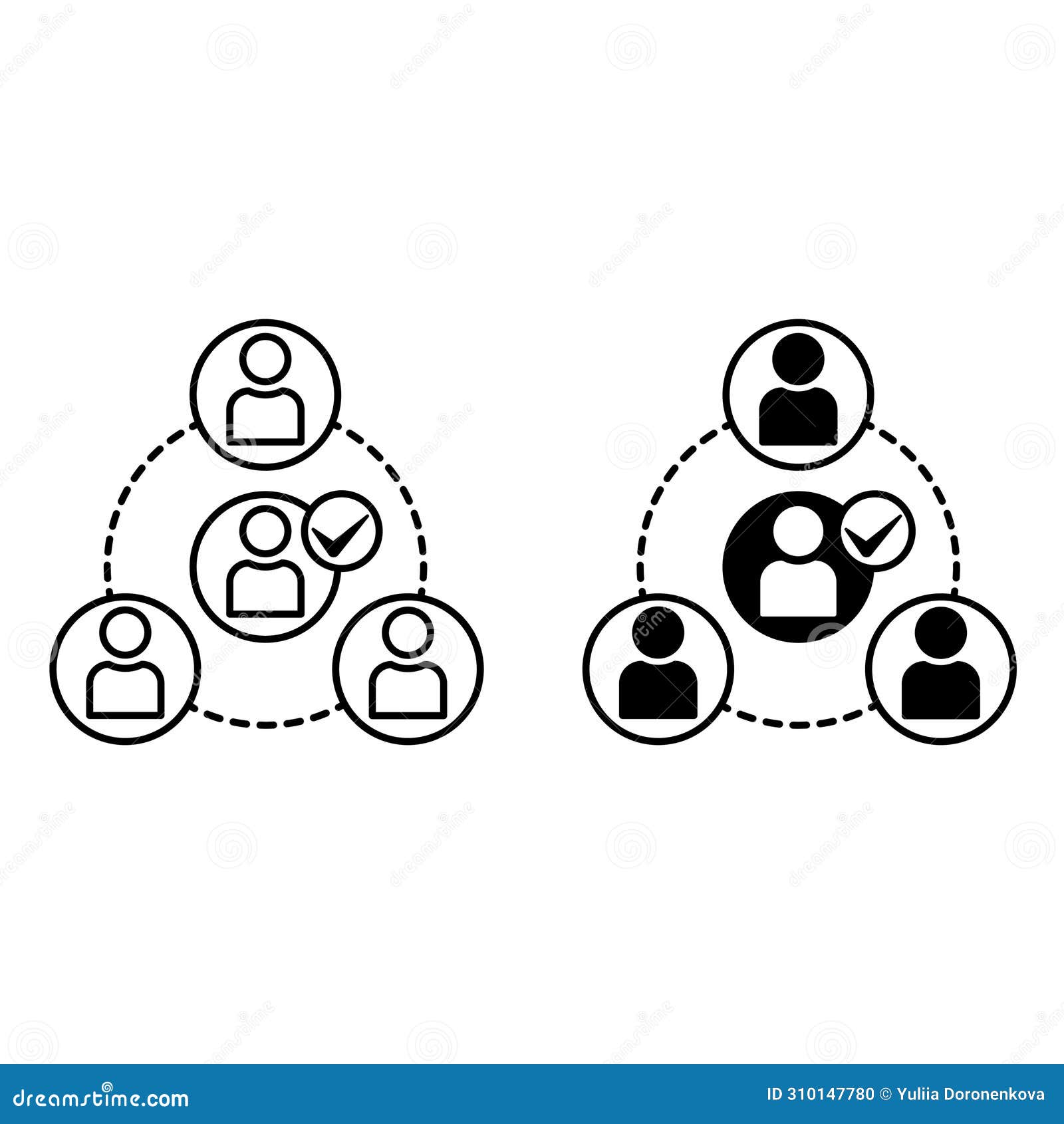 Join Group Icons. stock vector. Illustration of social - 310147780