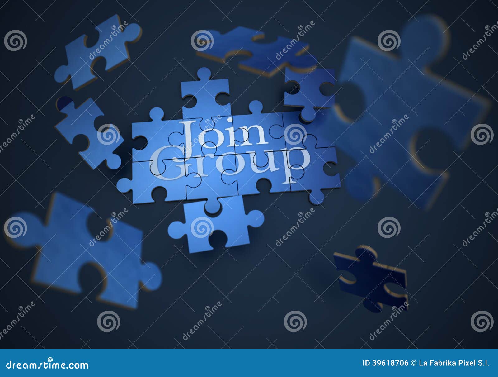 Join group puzzle stock illustration. Illustration of solution - 39618706