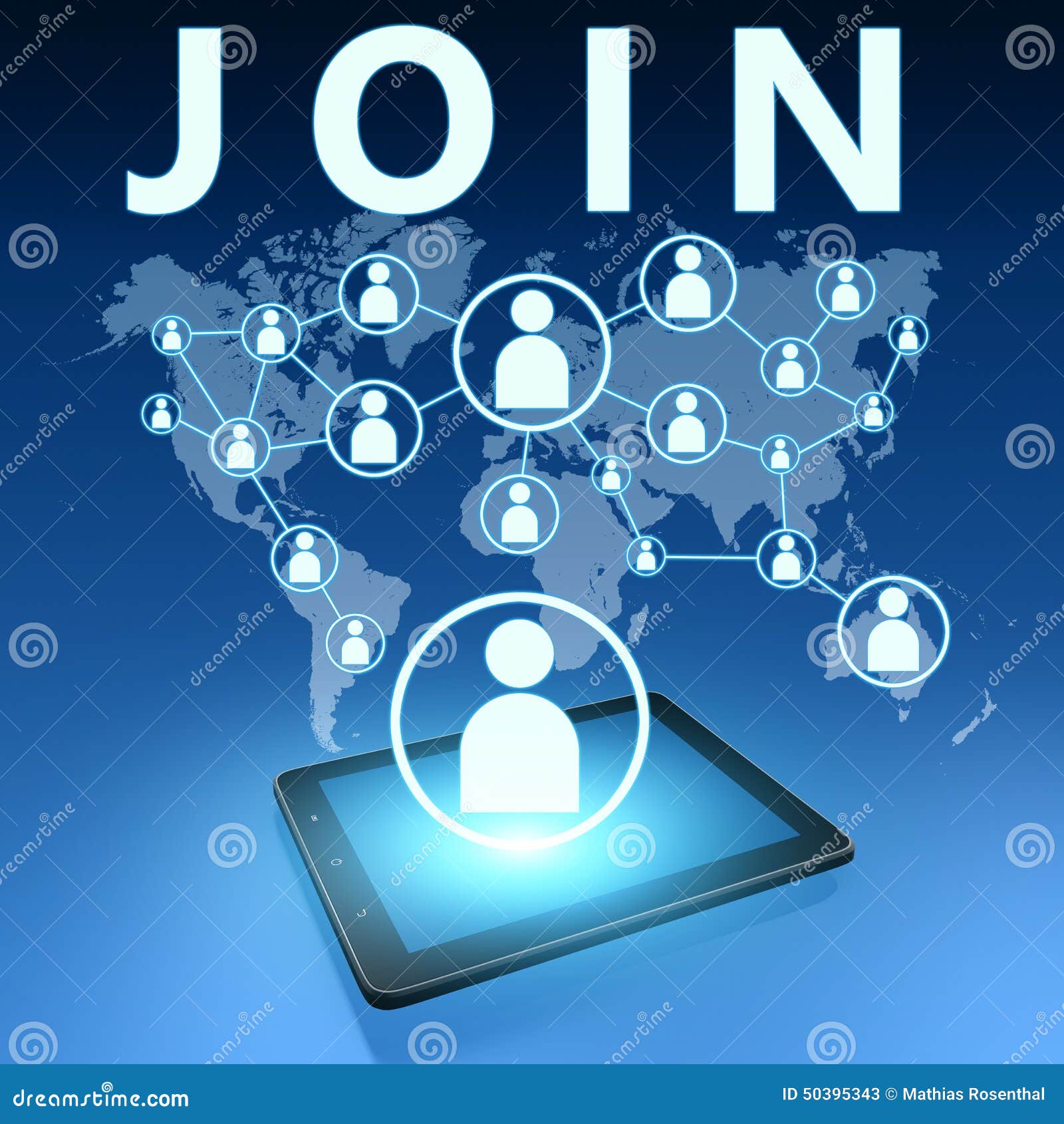 Join stock illustration. Illustration of concept, invitation - 50395343