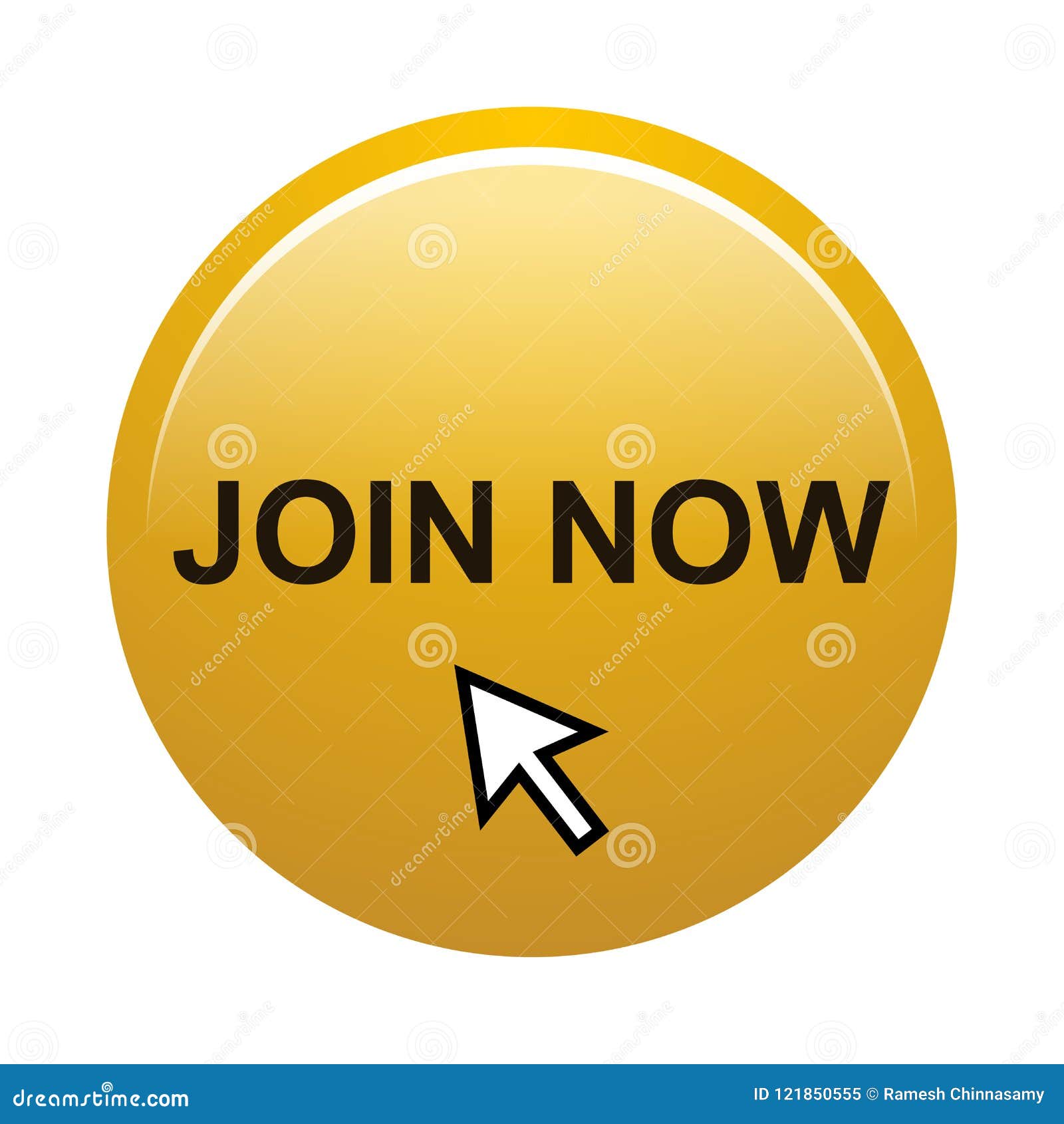 Join now button stock vector. Illustration of icons - 121850555