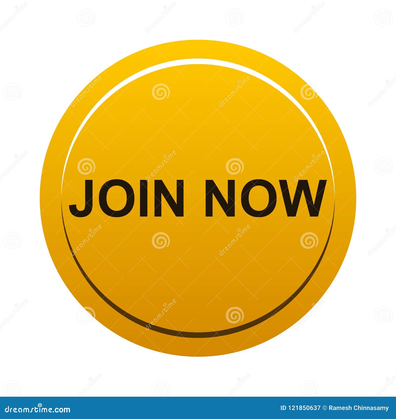 Join now button stock vector. Illustration of glossy - 121850637