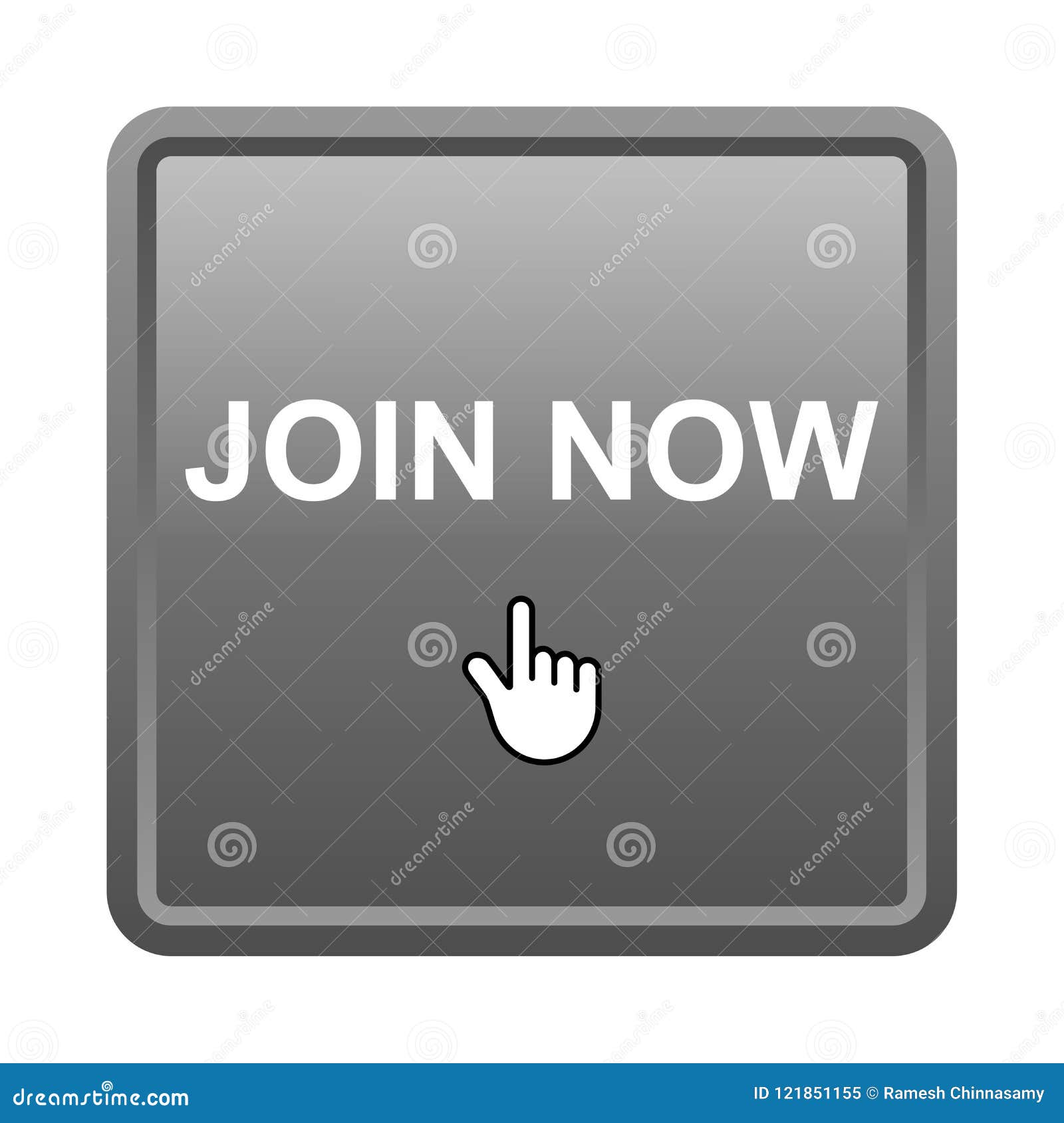 Join now button stock vector. Illustration of adhesive - 121851155