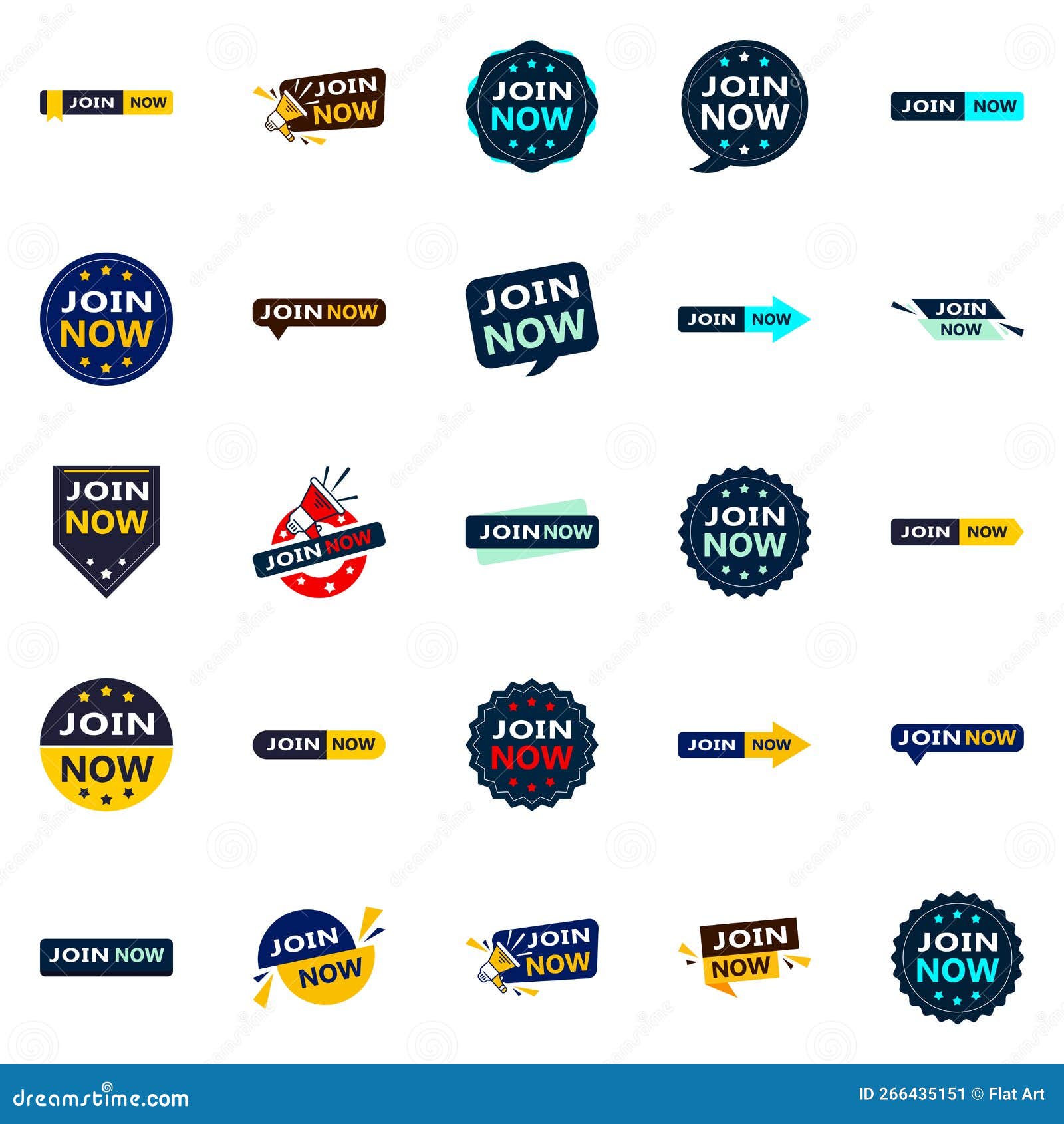 Join Now 25 Eye Catching Typographic Banners for Promoting Membership ...