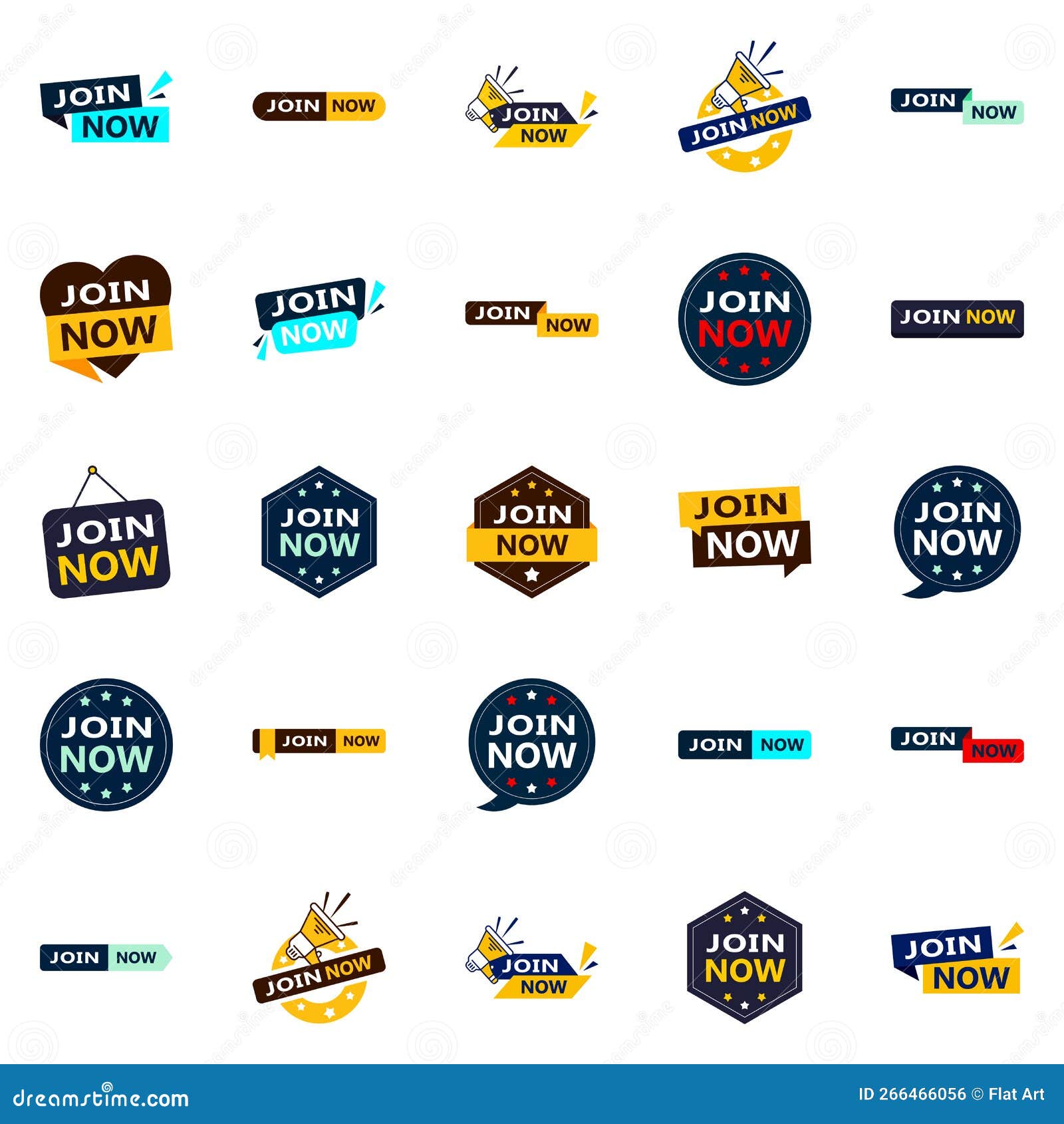 Join Now 25 Eye Catching Typographic Banners for Promoting Membership ...