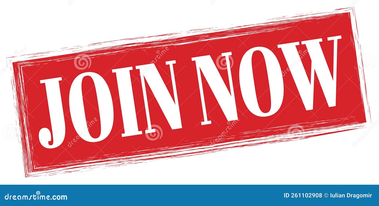 JOIN NOW Text Written on Red Stamp Sign Stock Illustration ...