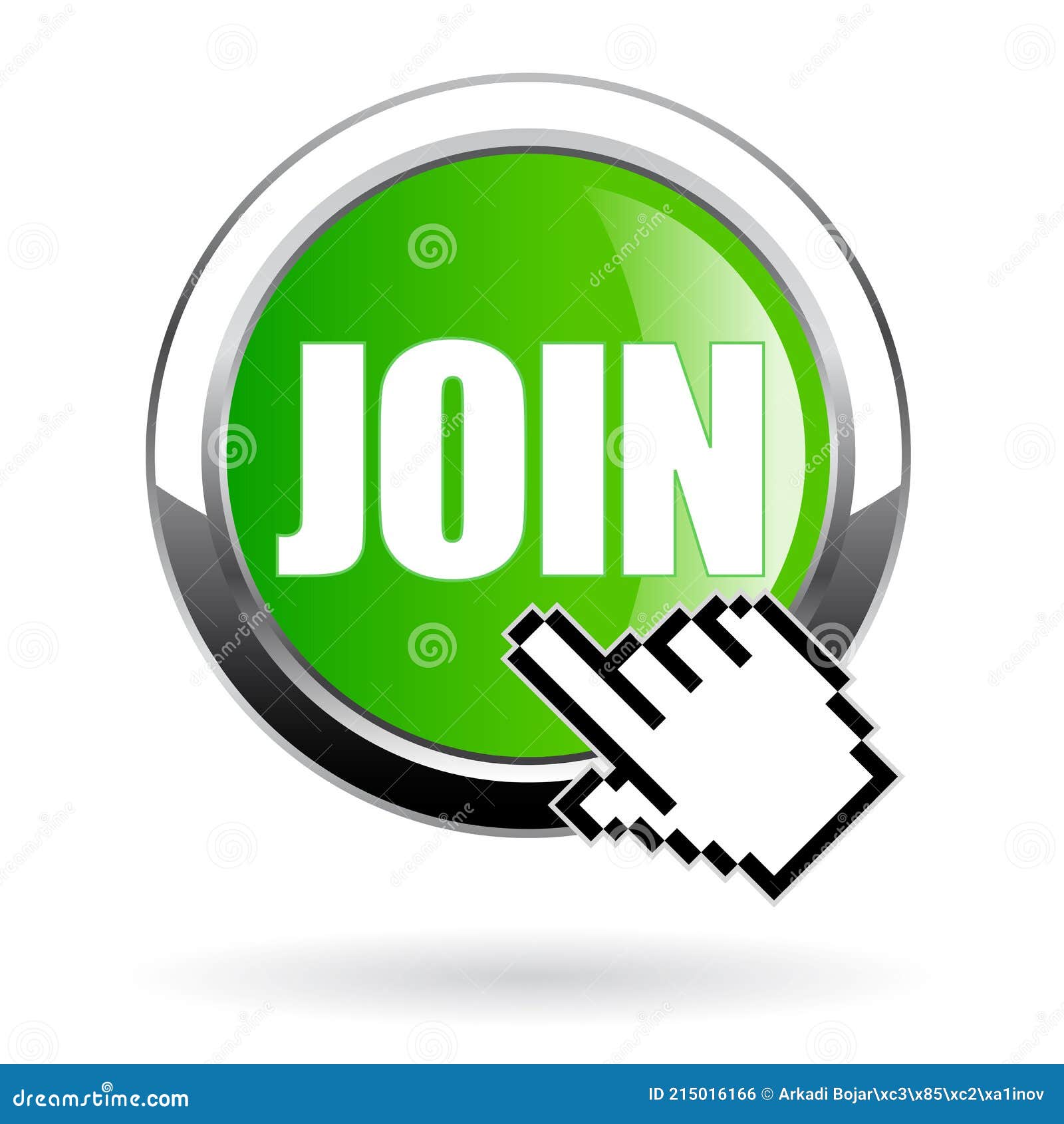 Join now vector button stock vector. Illustration of application ...