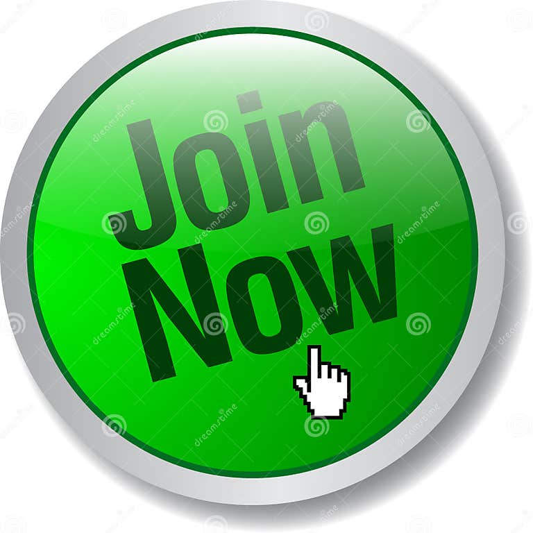Join now web button stock illustration. Illustration of color - 120111066