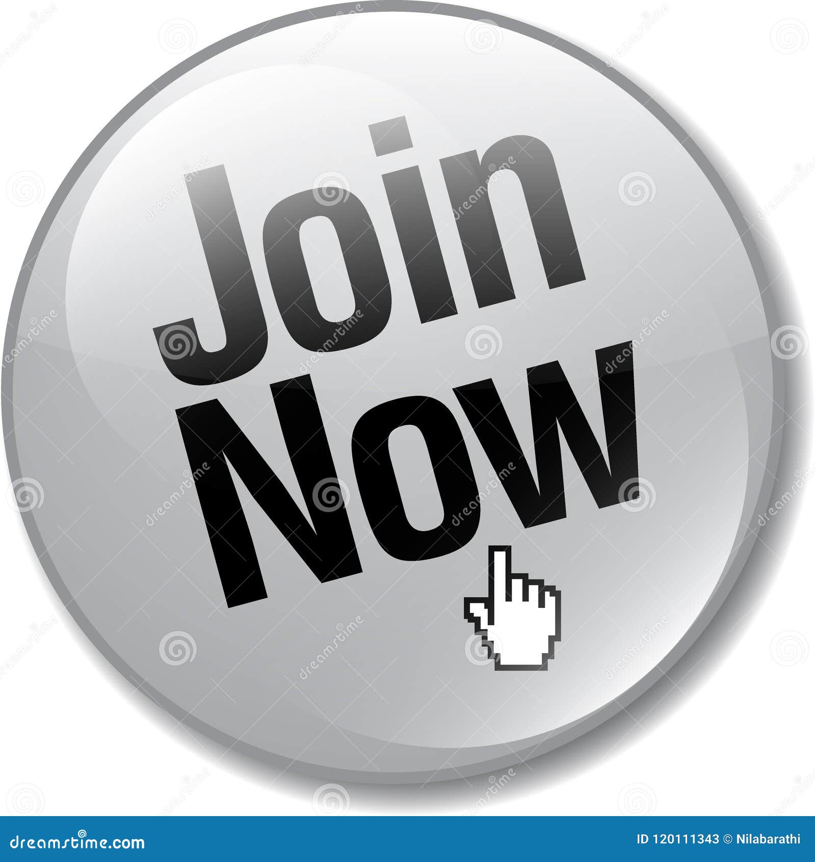 Join now web button stock illustration. Illustration of compaign ...