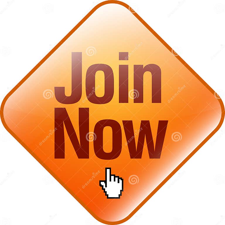 Join now web button stock illustration. Illustration of internet ...