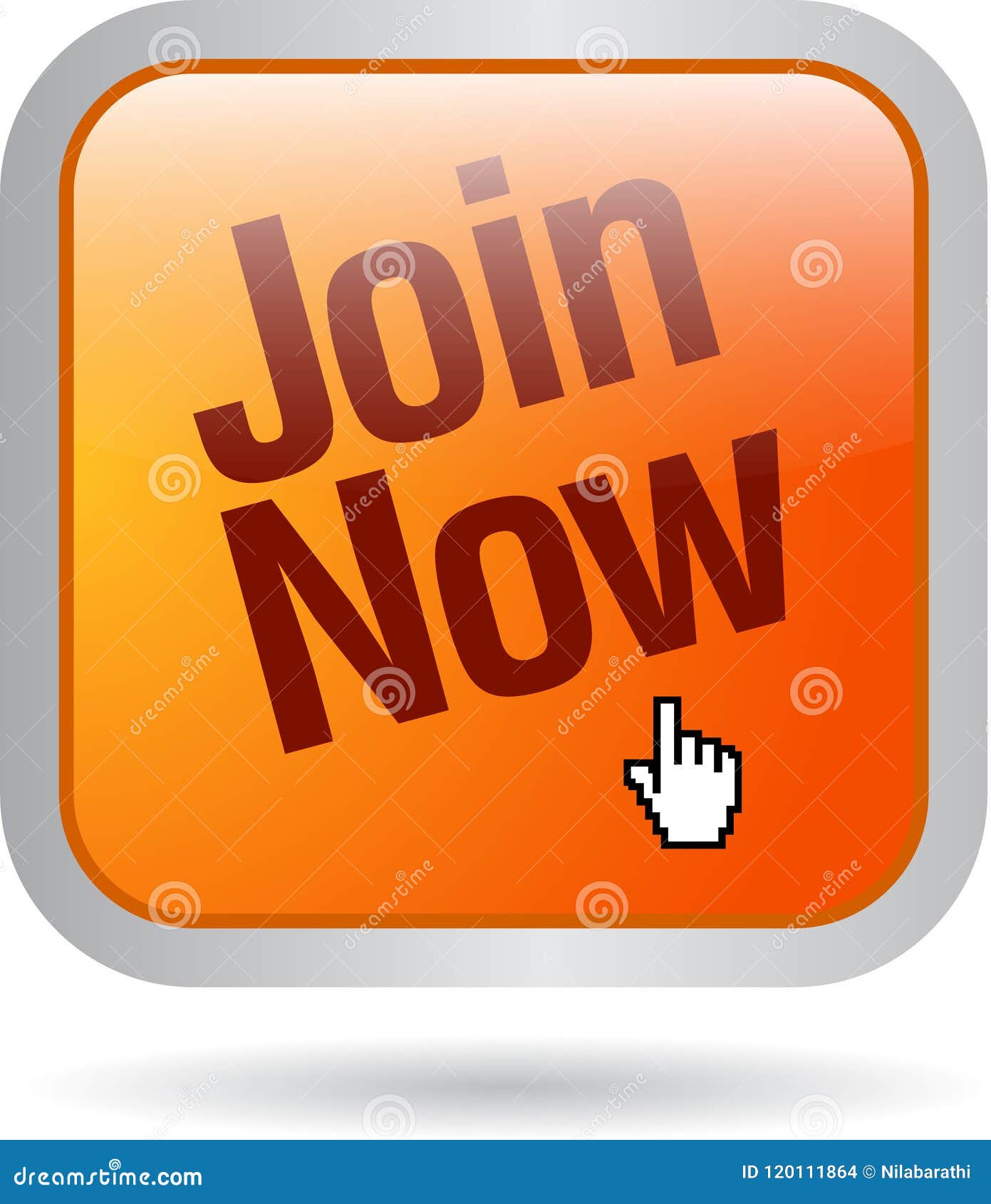 Join now web button stock illustration. Illustration of elements ...