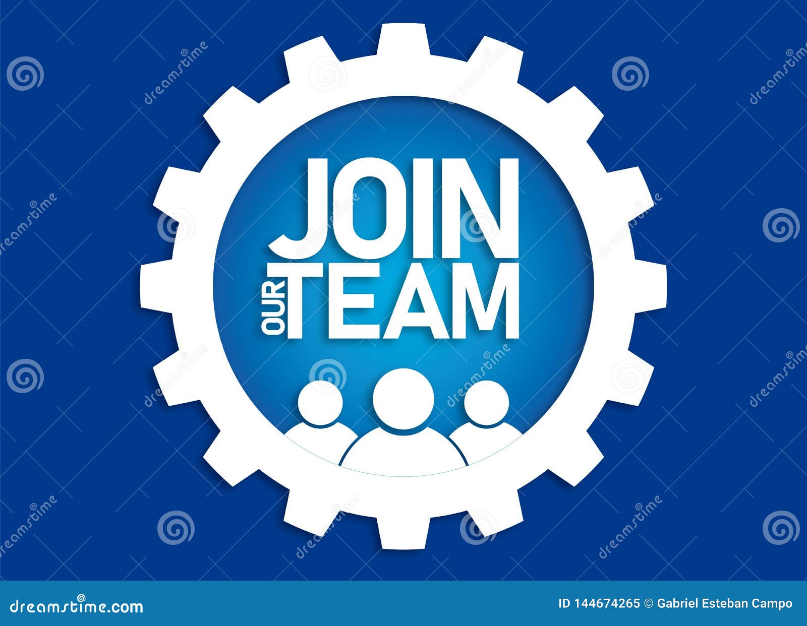 Join our team isolated stock vector. Illustration of collaboration ...