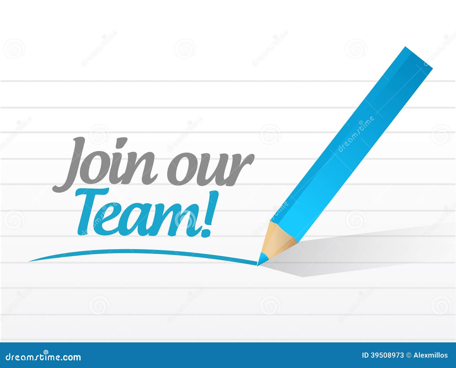 Join Our Team Sign Illustration Design Stock Illustration ...