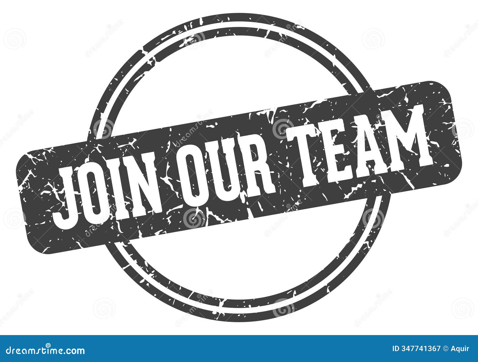 Join our team stamp stock vector. Illustration of white - 347741367