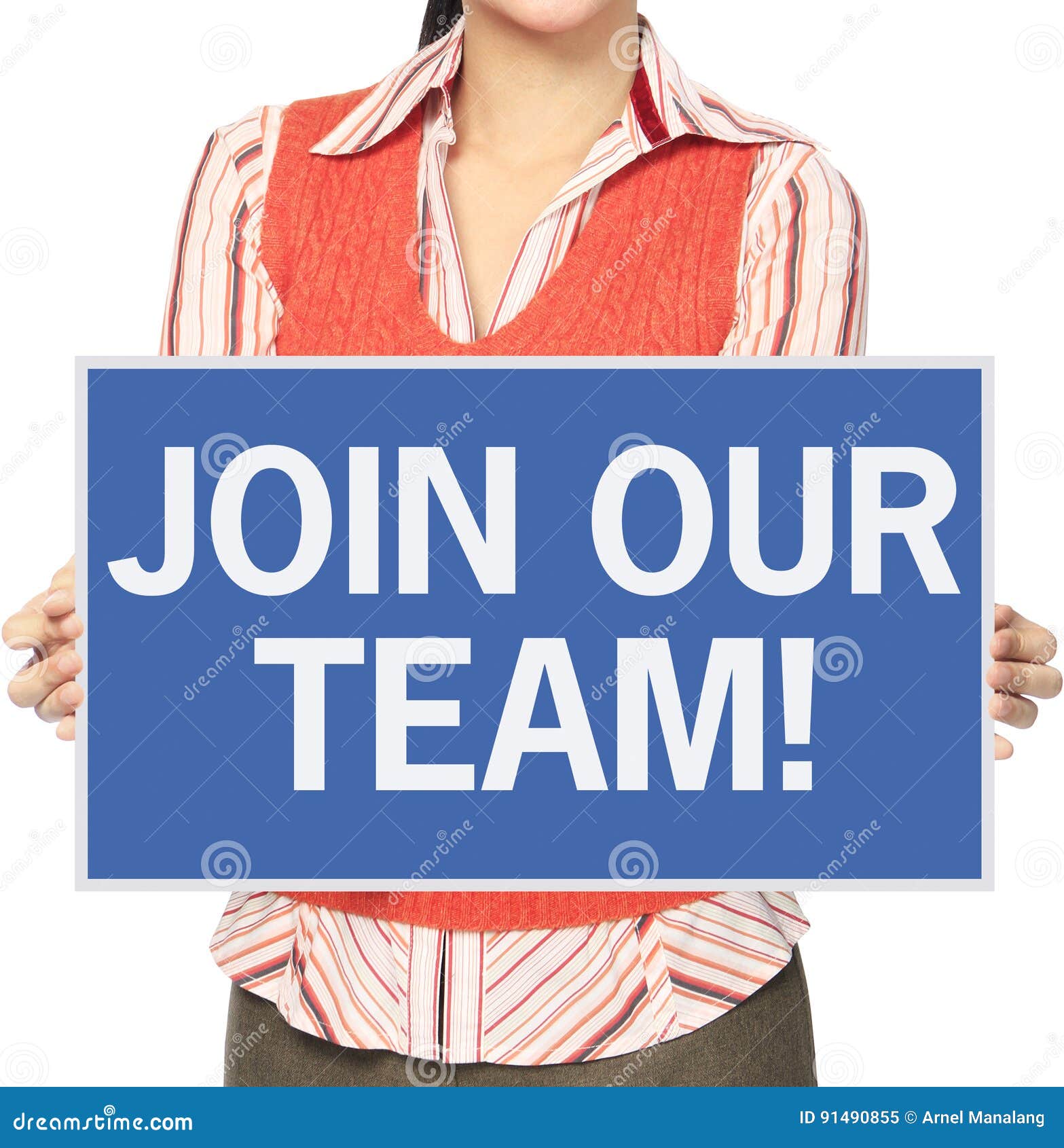 Signboard Wit A Join Sign Royalty-Free Stock Photo | CartoonDealer.com ...